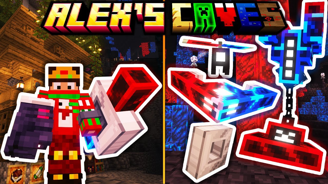 Magnetic Caves & Getting Started! - Alex's Caves 1.20.1 | Minecraft Mod ...