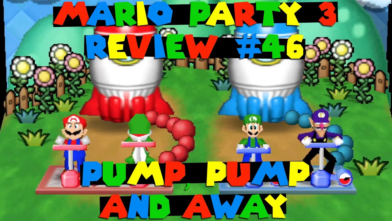Mario Party 3 Minigame Review #46-Pump, Pump and Away - YouTube
