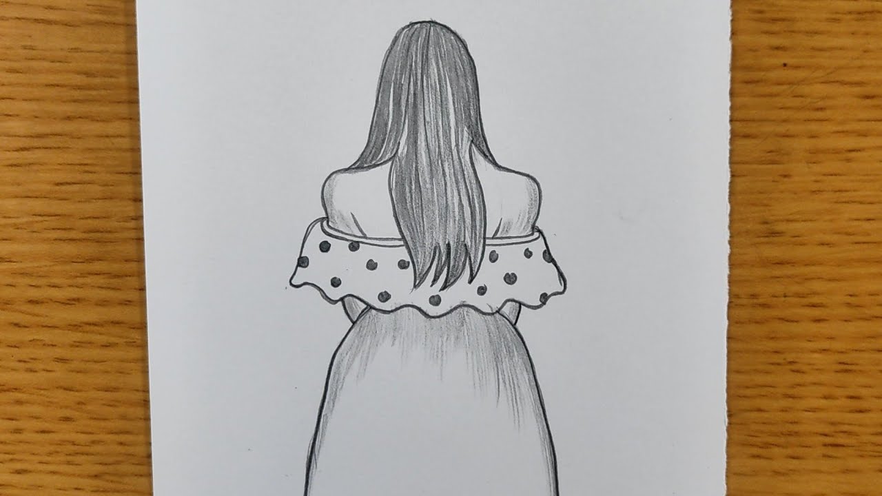 How To Draw Easy Drawing Pencil Drawing Technique How To Draw Girl Step By Step Art