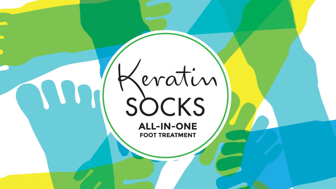 Keratin Socks - At Home Spa Treatment - YouTube