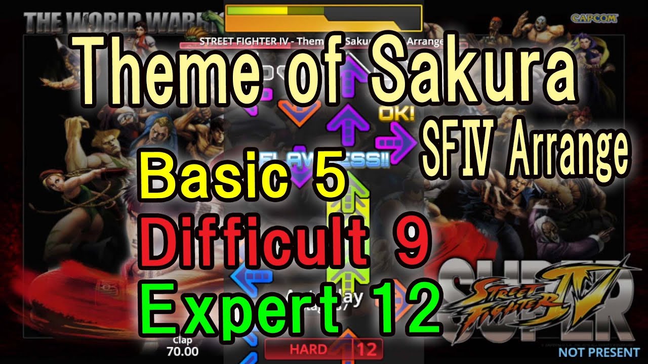 【STEPMANIA】Theme of Sakura -SFIV Arrange- / STREET FIGHTER IV - YouTube