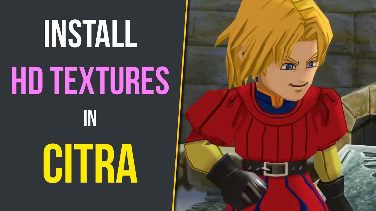 How to Load Custom Textures (HD Textures Packs) in Citra Emulator - YouTube