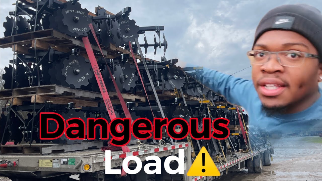 ⚠️DANGEROUS LOAD⚠️ NEVER BEEN THIS NERVOUS IN MY LIFE #trucking # ...