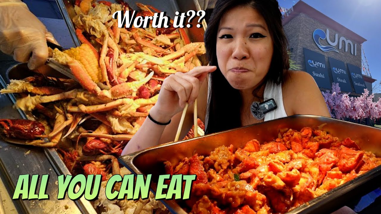 $38.99 All you can eat LOBSTER, snow crab legs, seafood @ Umi Buffet | Worth it? Houston TX ...