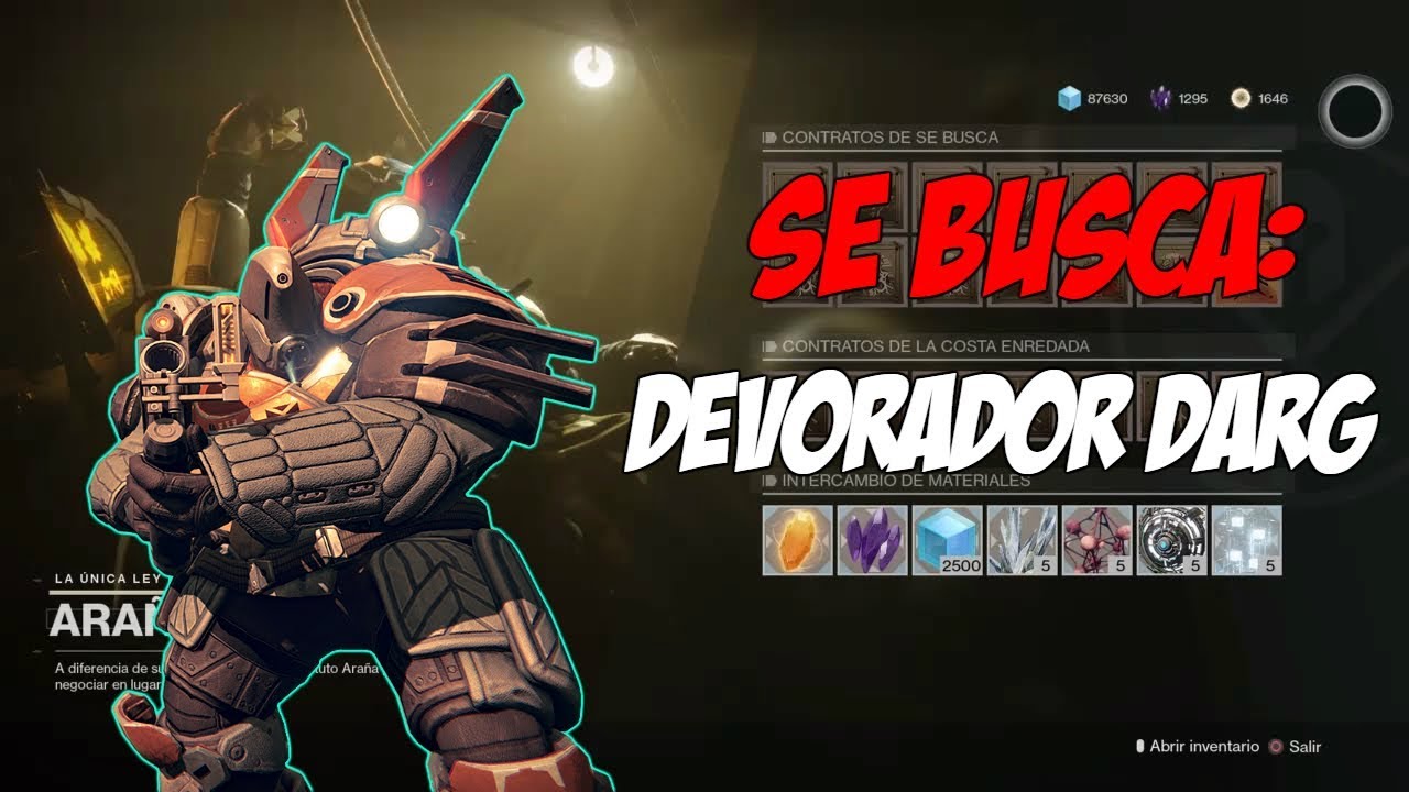 Destiny 2 - Se busca: Devorador Darg. - YouTube