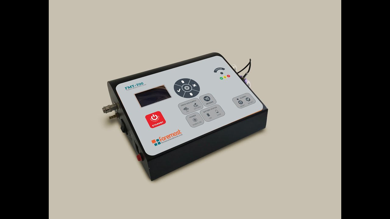 FMT -700 ventilator New attractive gray colour - YouTube