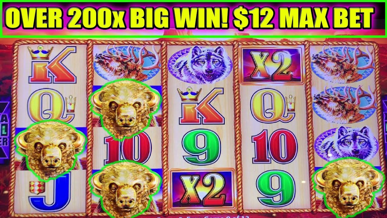 OVER 200x BIG WIN! BUFFALO GOLD COLLECTION DOUBLE JACKPOT! $12 MAX BET ...