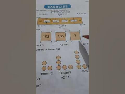 Chapter 1 Pattern Class 4 Reasoning Part 1 - YouTube