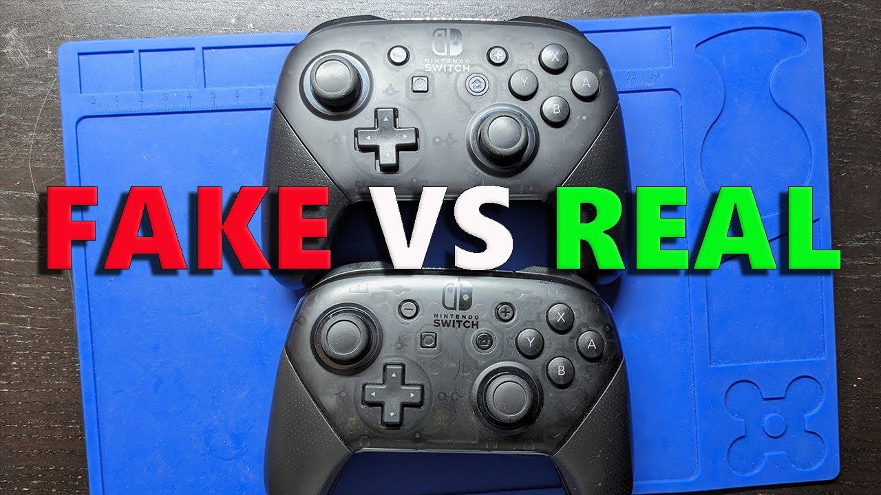 Counterfeit Nintendo Switch PRO Controller - YouTube