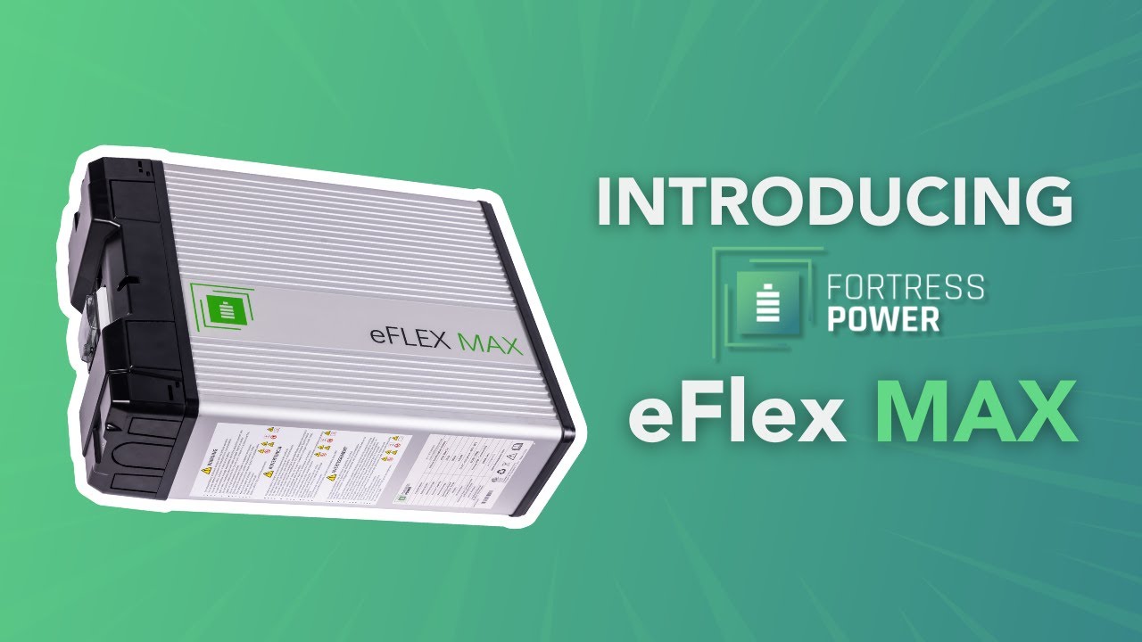 Fortress Power NEW eFlex MAX 5.4kWh LFP Battery - YouTube