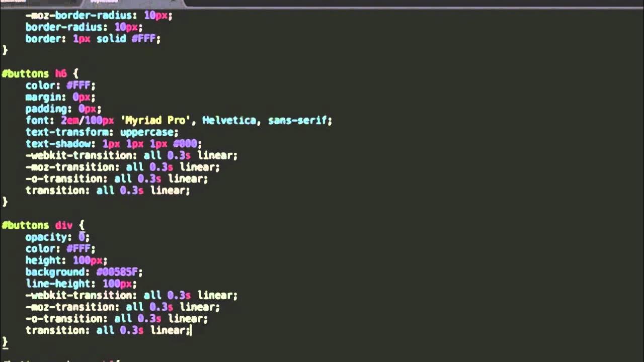 CSS3 Tricks: Sleek, Semantic, Sliding Buttons! - YouTube