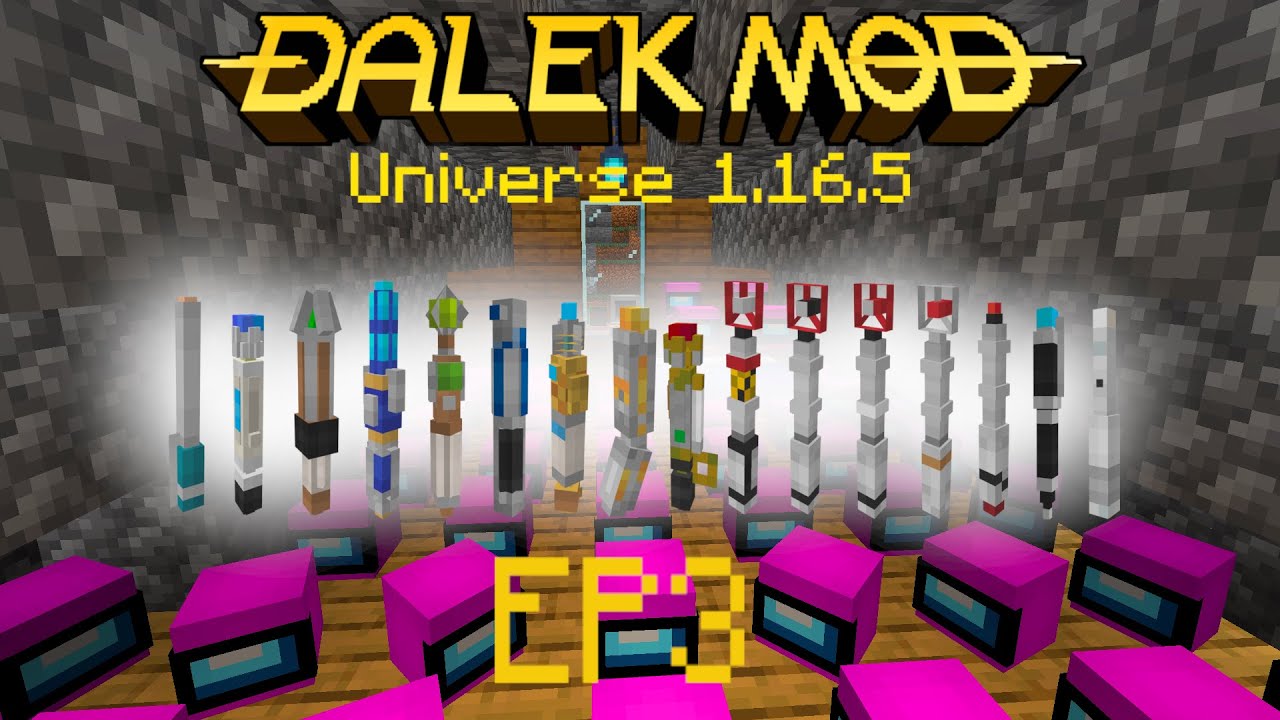 An Admin Visit?, Sonic Screwdriver? - Dalek Mod Universe 1.16.5 - YouTube