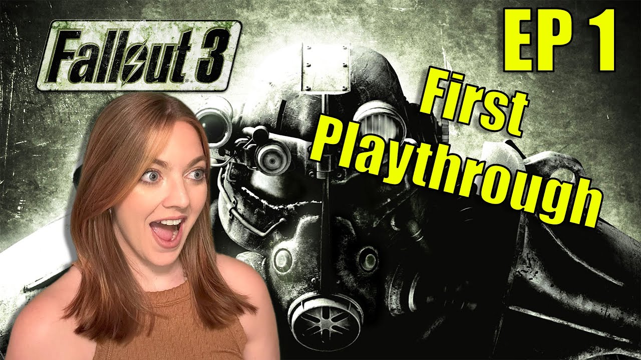 MY FIRST FALLOUT GAME EVER | Fallout 3 | FIRST PLAYTHROUGH | Part 1 ...