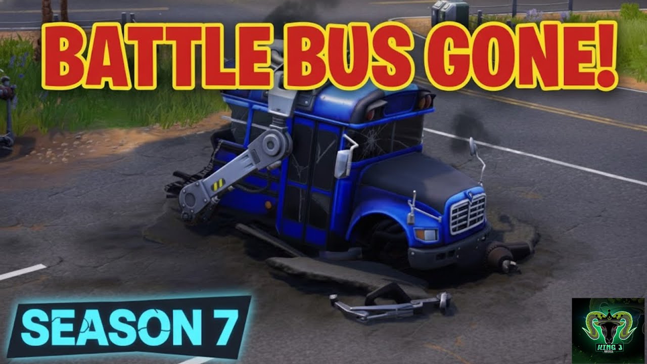 FORTNITE SEASON 7: Battle Bus DESTROYED! New SELF REVIVE & Mobility ...