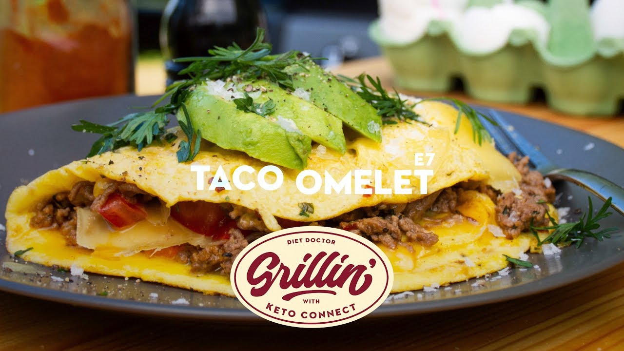 [Preview] Taco omelet - Grillin' with Keto Connect - YouTube