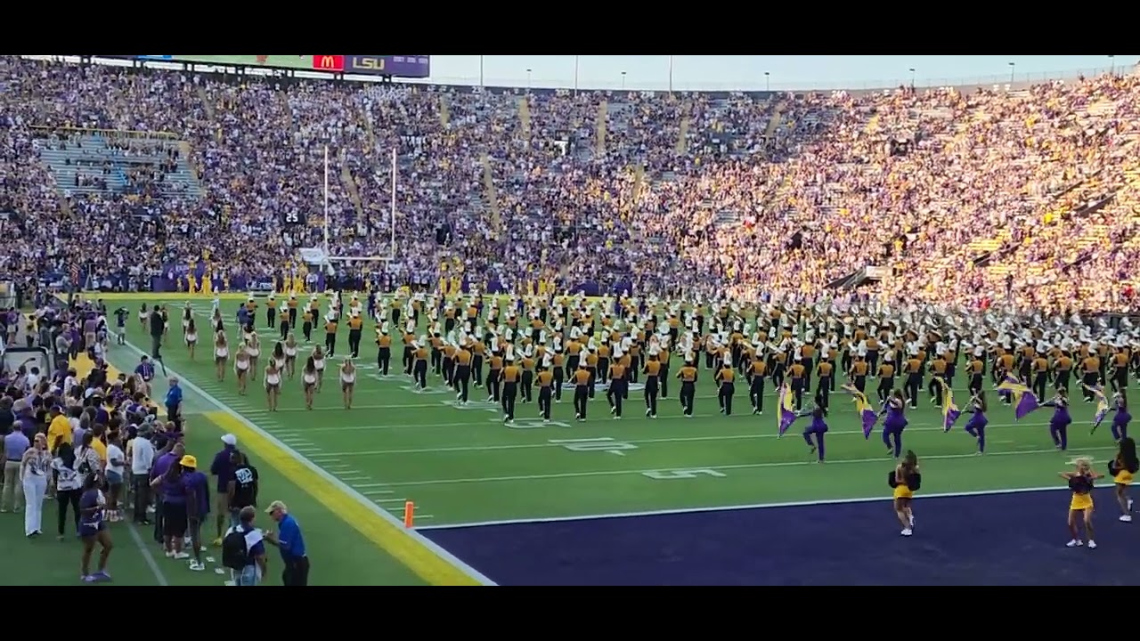 LSU marching band Sept 2023 - YouTube