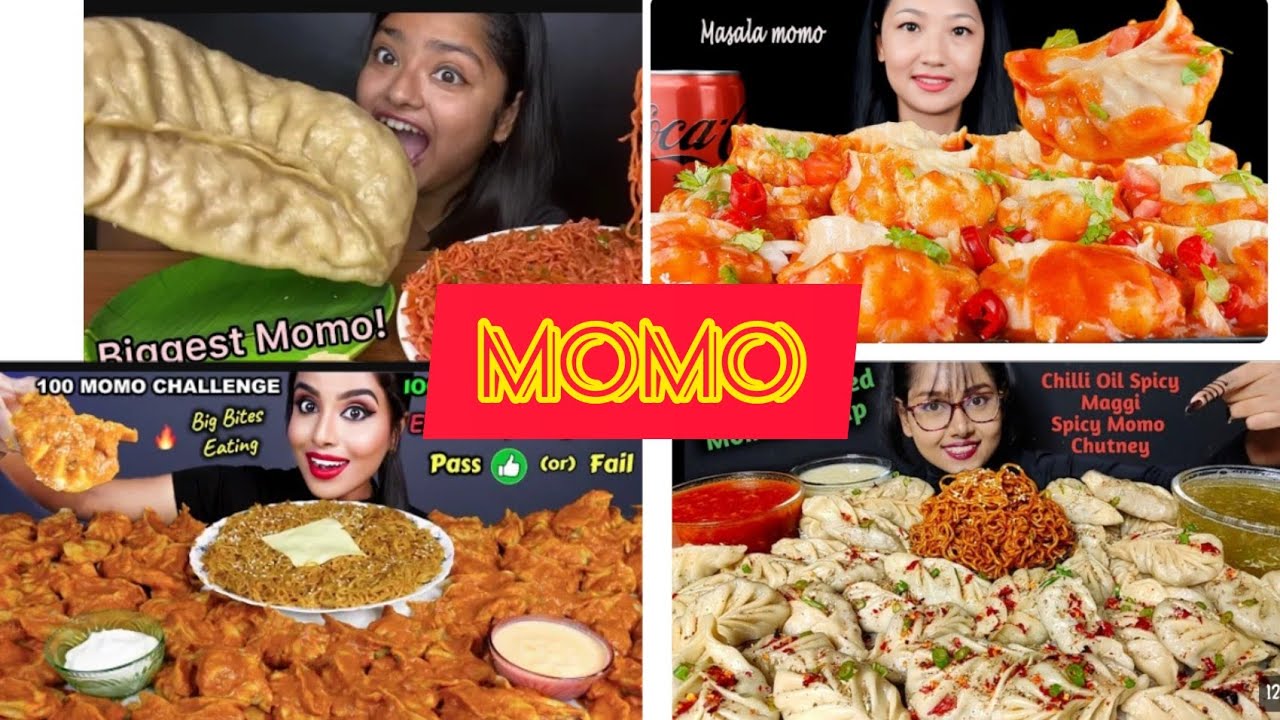 ASMR VERITY MOMO EATING ||INDIAN ASMRMUKBANG EATING COMPILATION VIDEO 📸 ...