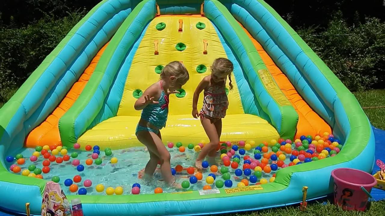 SHOPKINS and MY LITTLE PONY SCAVENGER HUNT in Inflatable Little Tikes ...