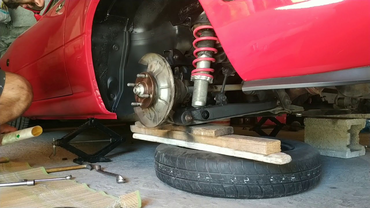 Smontare Mozzo per sostituire cuscinetti ruota posteriore mx5 na Miata ...