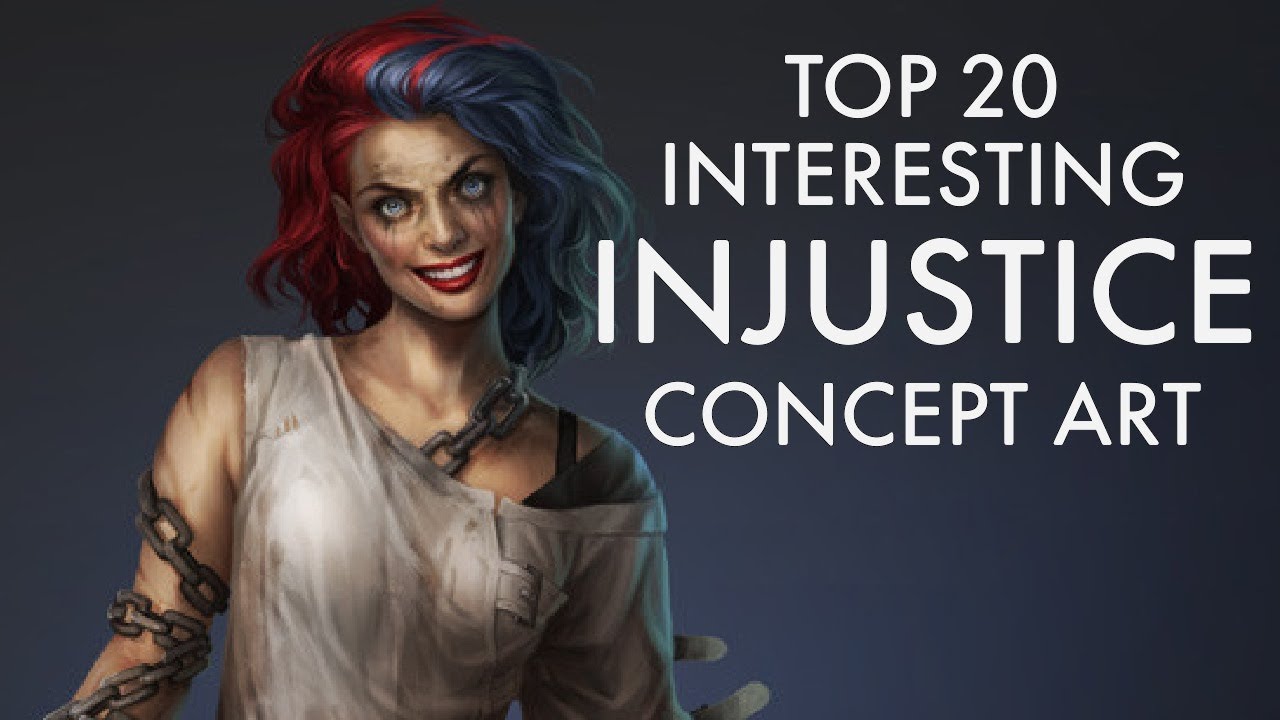 Top 20 Interesting Injustice Concept Art (& Scrapped Characters) - YouTube