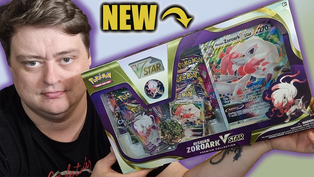 NEW Pokemon Hisuian Zoroark Box Opening! - YouTube