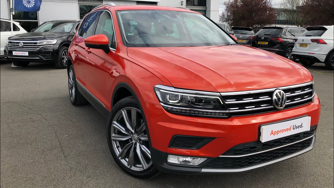 Approved Used Volkswagen Tiguan SEL 2.0TDI 4Motion in Habanero Orange ...