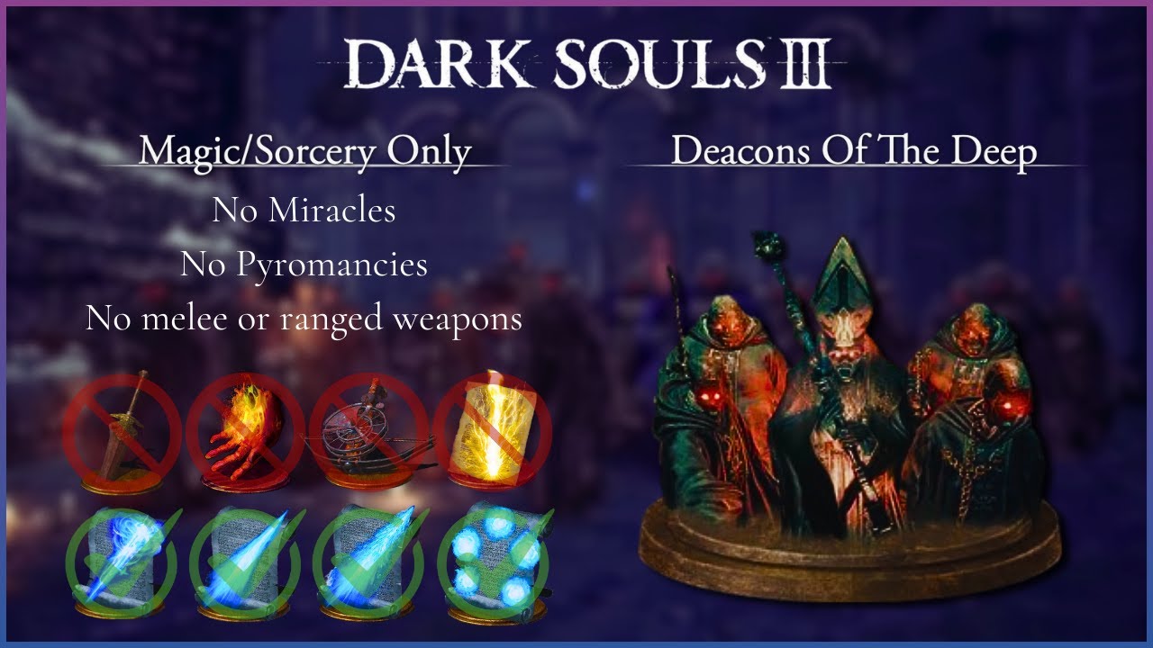 DS3 - Deacons of the Deep - Sorcery Only - YouTube