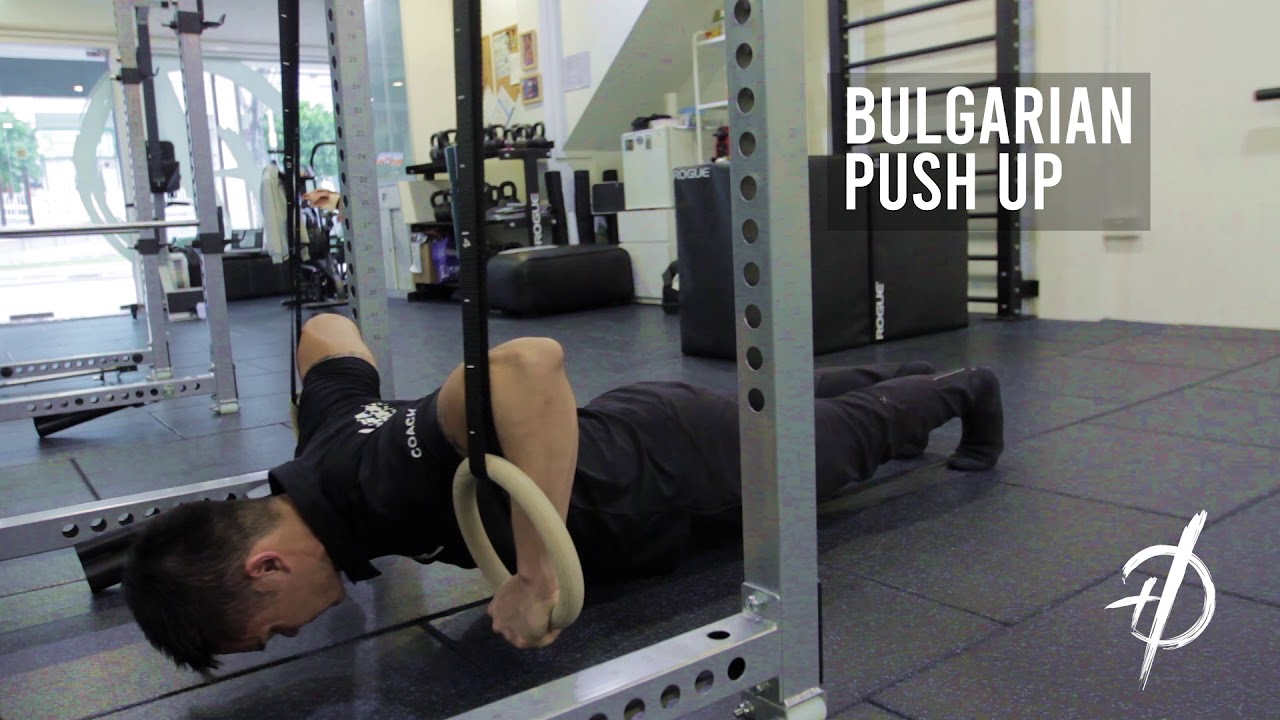 Push Up Ring Bulgarian - YouTube