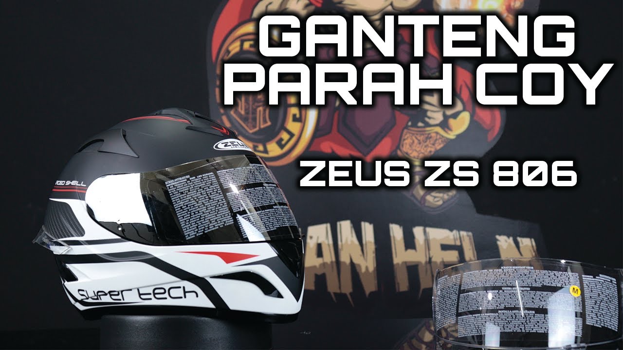 GANTENGIN HELM ZEUS ZS 806 | GA SAMPAI SATU JUTA - YouTube