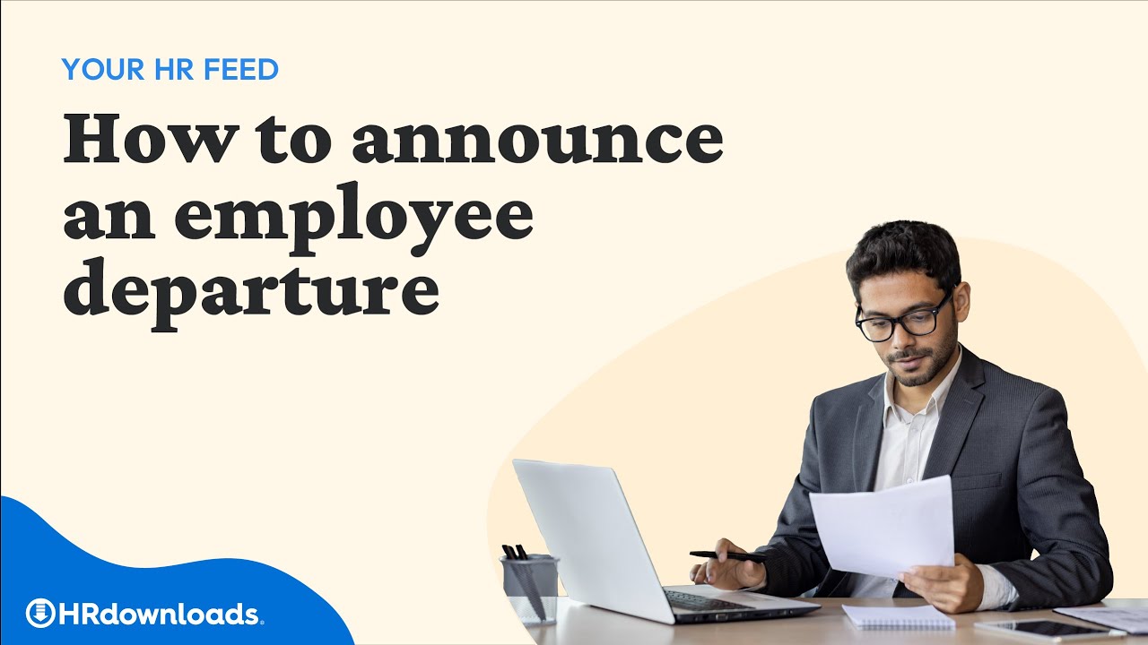 How to Announce an Employee Departure (2024) - YouTube
