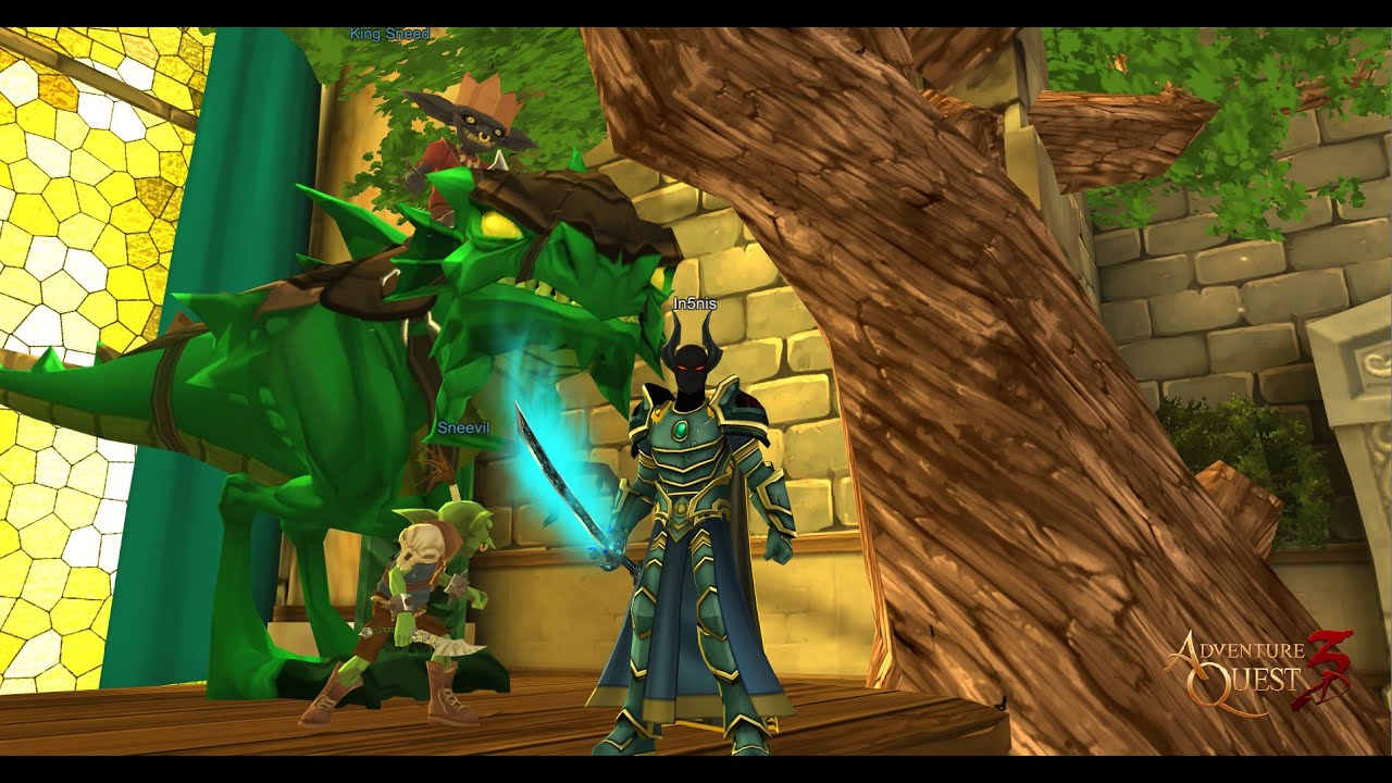 AQ3D Battleon Museum Exhibit: Shadowguard, Deadwood, Sword in the Stone ...