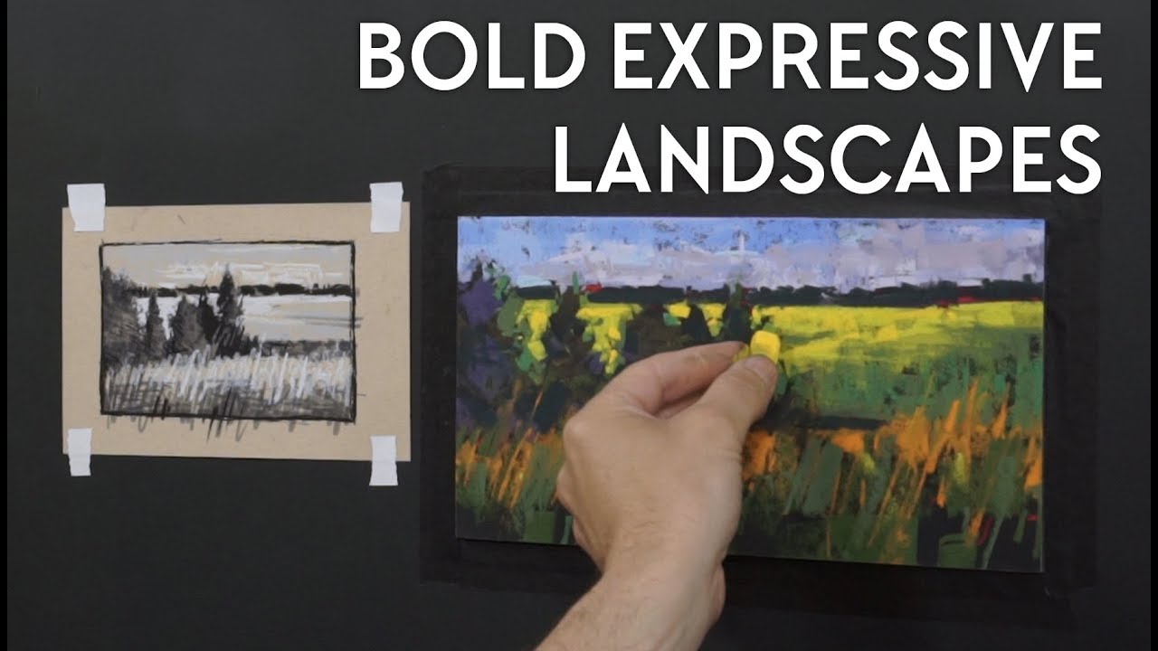 Landscape Painting – Bold Expressive Landscapes - YouTube