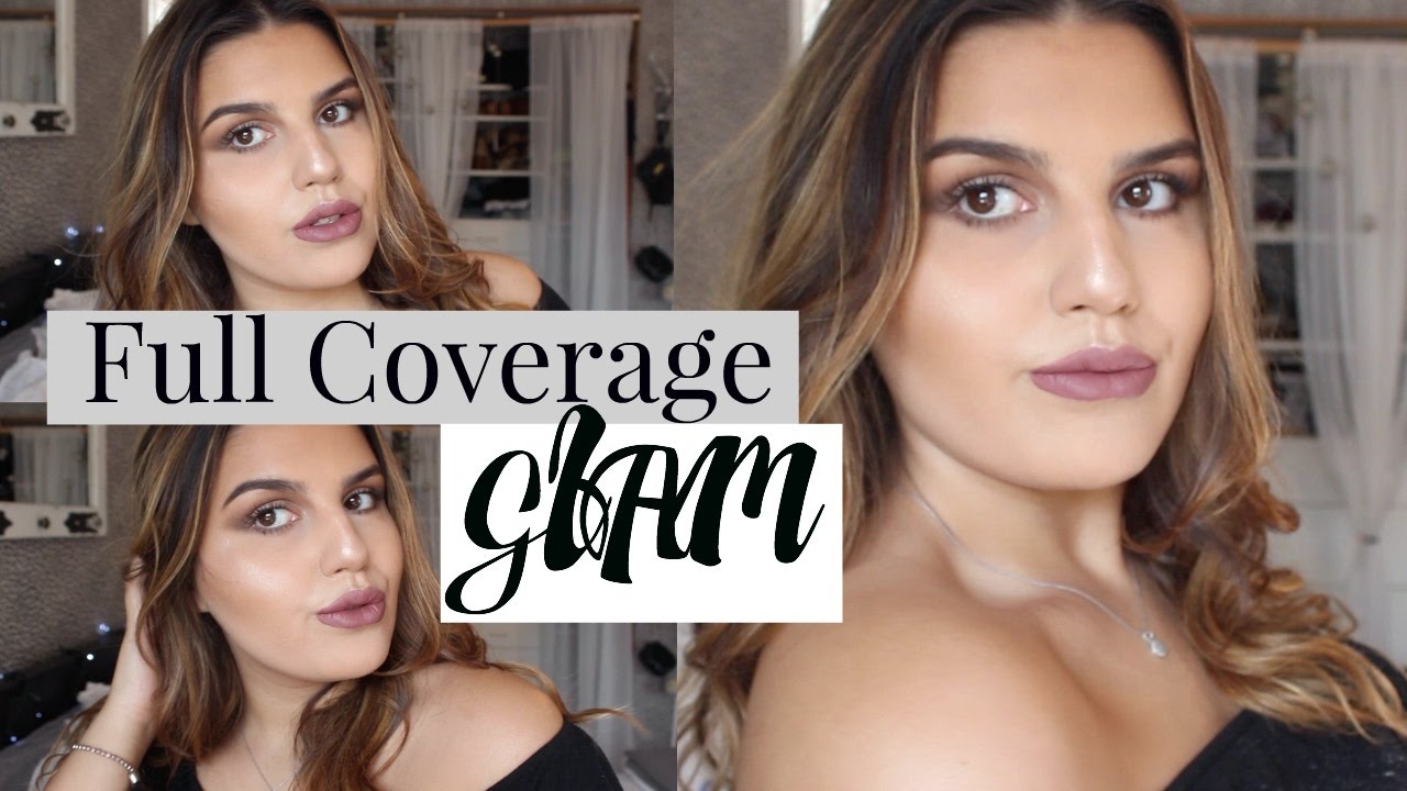 Full Coverage Glam Makeup Tutorial - YouTube