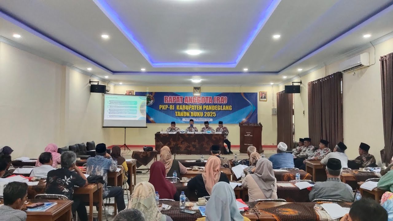 Rapat Anggota (RA) PKP-RI Kabupaten Pandeglang Tahun Buku 2025 - YouTube