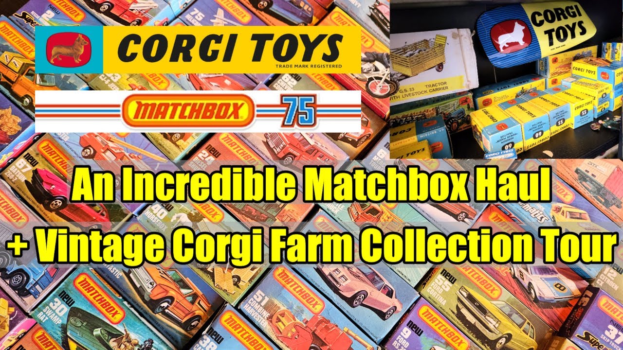 An Incredible Vintage Matchbox Haul + Classic Corgi Farm Toys ...