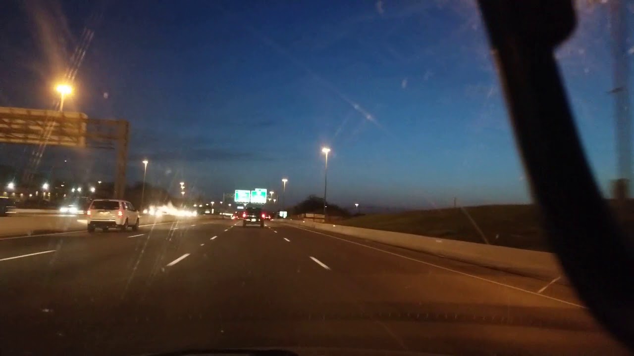 Driving on US Roads Maryland, DC, Virginia, Delaware 4/14/18 8:13 PM (I ...