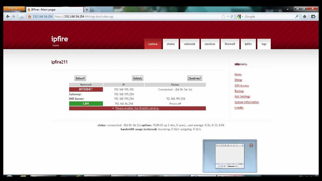 IPFire Web Admin Review - YouTube