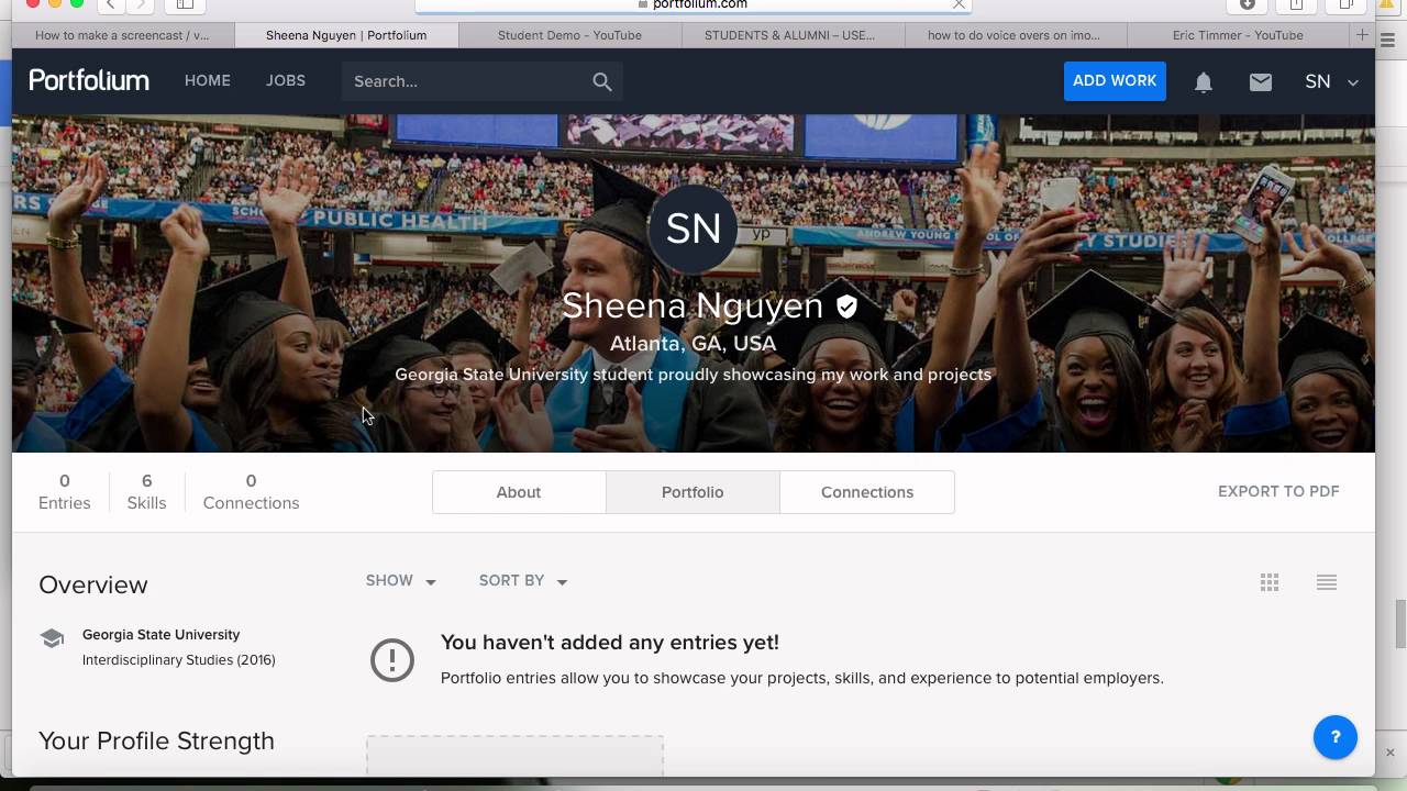 Portfolium & Getting Started - YouTube