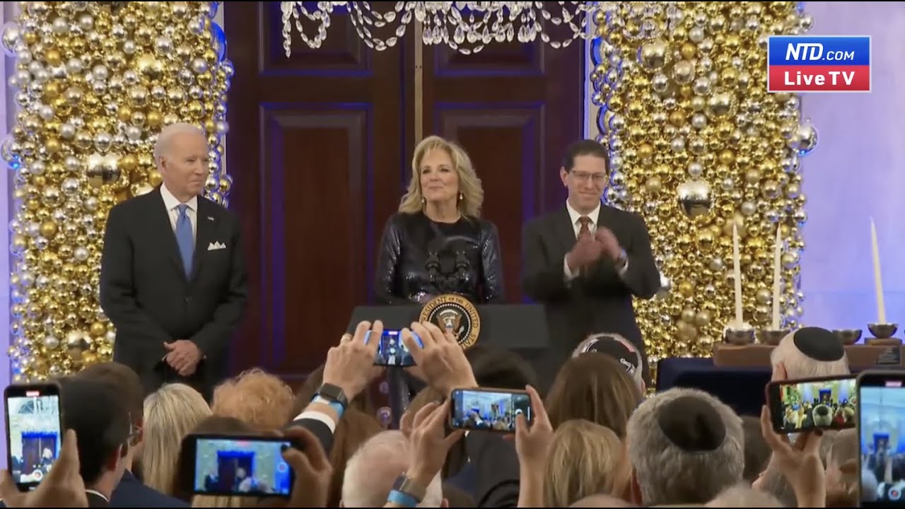 LIVE: Biden and First Lady Host a Hanukkah Holiday Reception at White ...