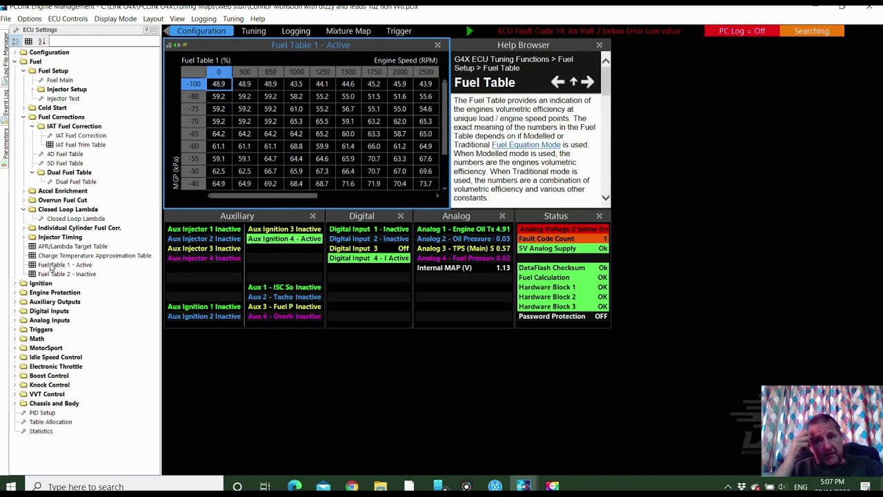 Link ECU monsoon setup with knock - YouTube