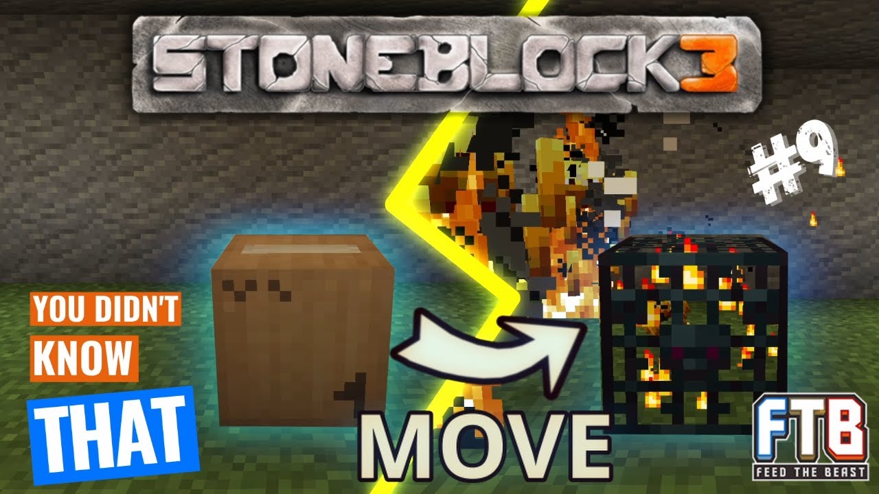 How To Easy Transport Spawners Stoneblock 3 9 Youtube