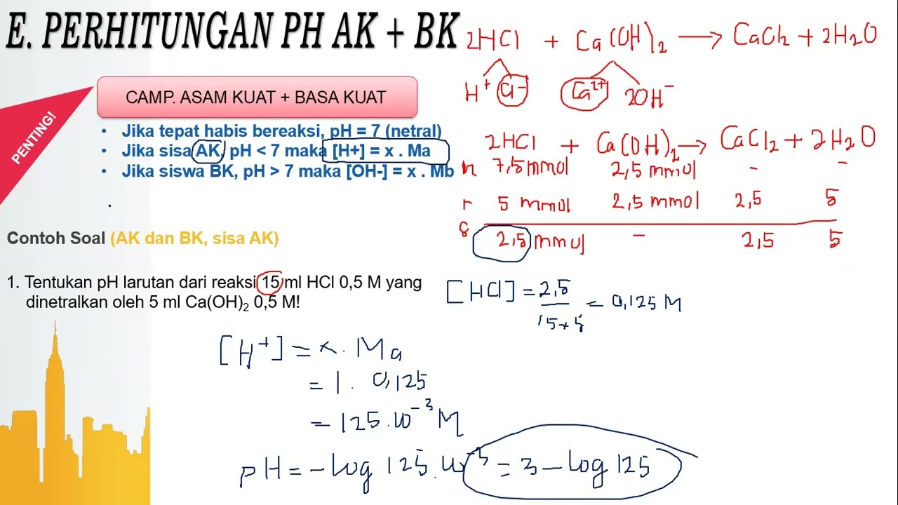 PH CAMPURAN AK + BK (REAKSI NETRALISASI) - YouTube