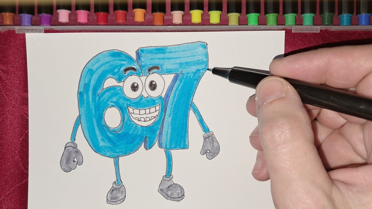 How to Draw Six Seven 67 | Italien Brainrot | Easy Step by Step - YouTube
