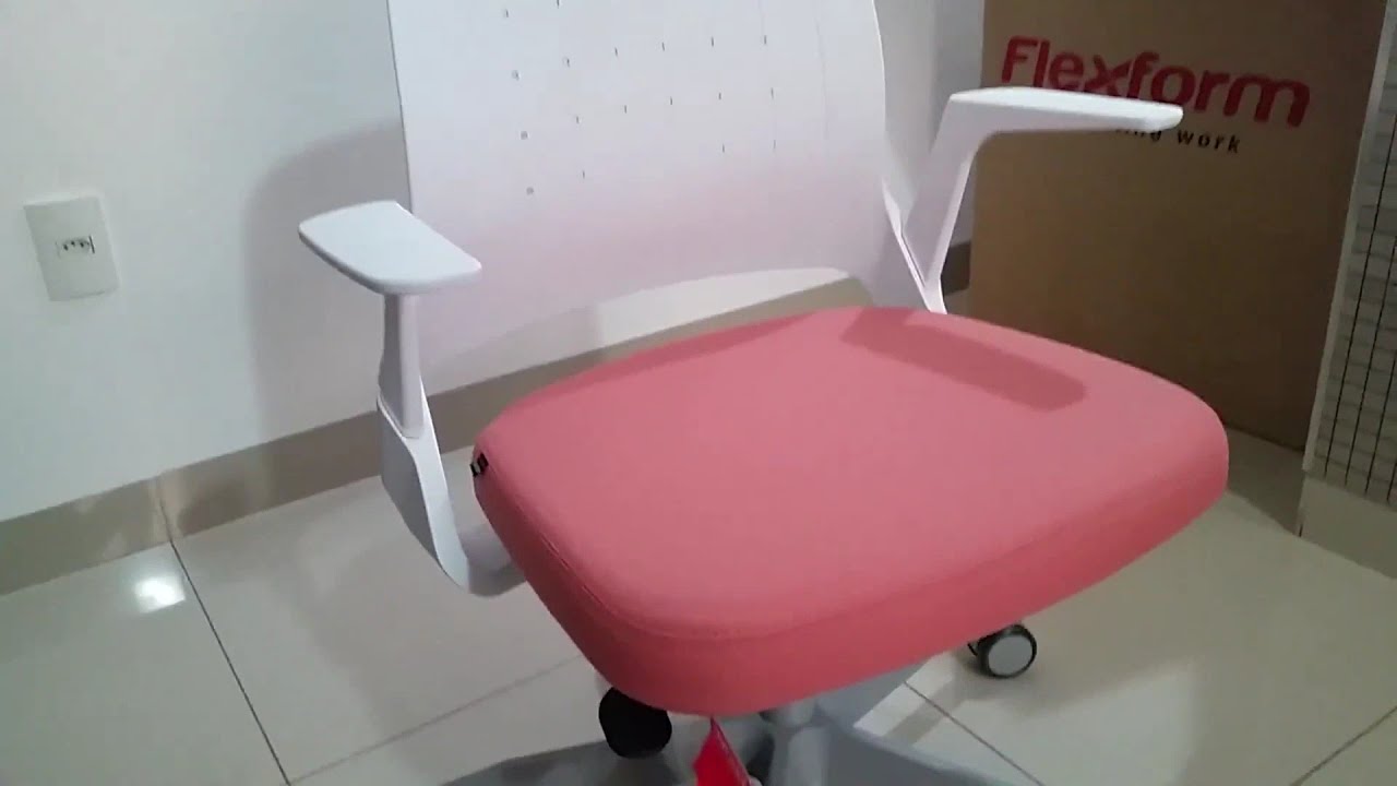 Cadeira My Chair - Flexform - White Rose - Unboxing - YouTube
