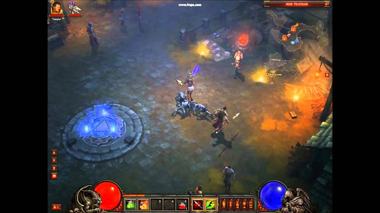 Diablo 3 Beta HD Graphic Comparison (diablo3.pl) - YouTube