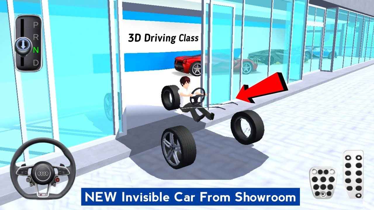New Invisible Car from Supercars Showroom - 3D Driving Class 2023 ...