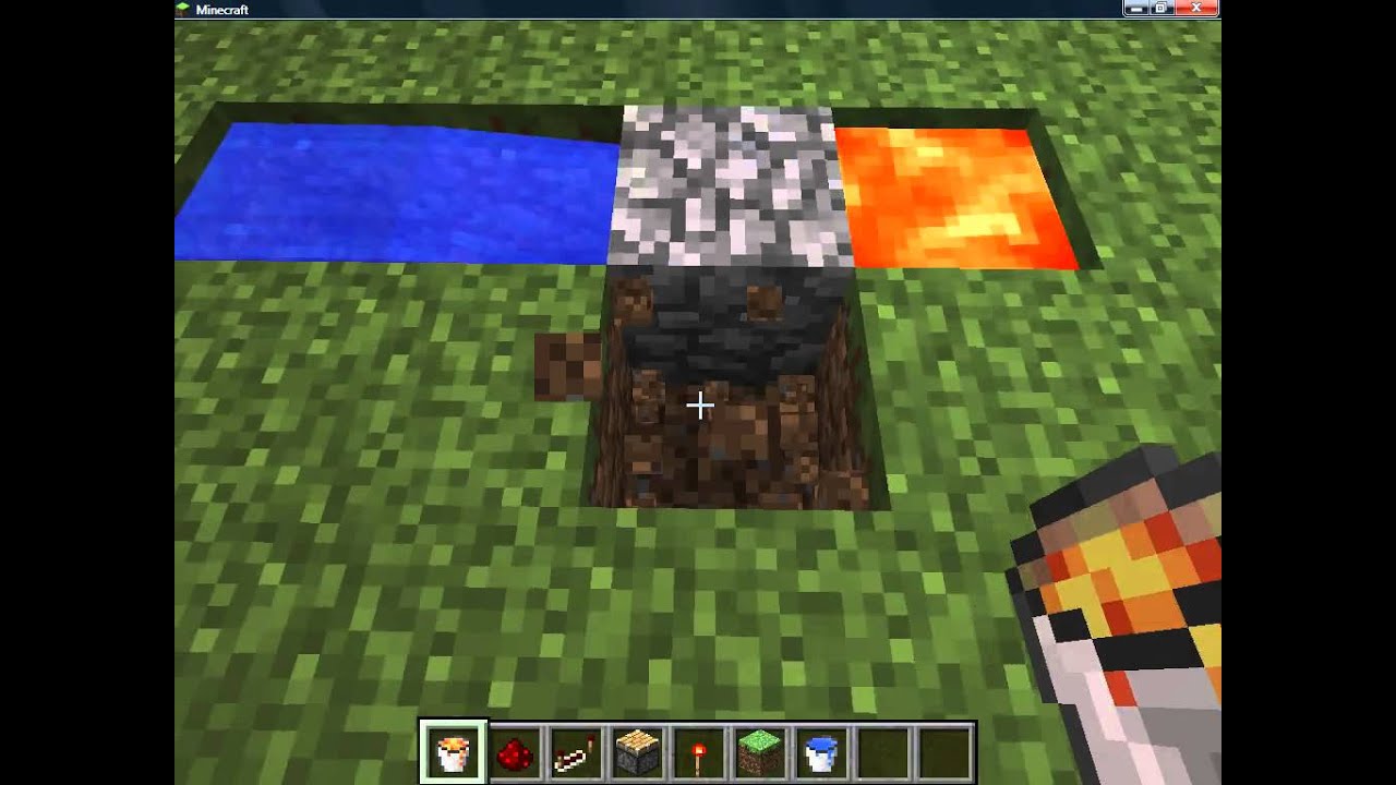 How to build automatic cobblestone generator EASY - YouTube