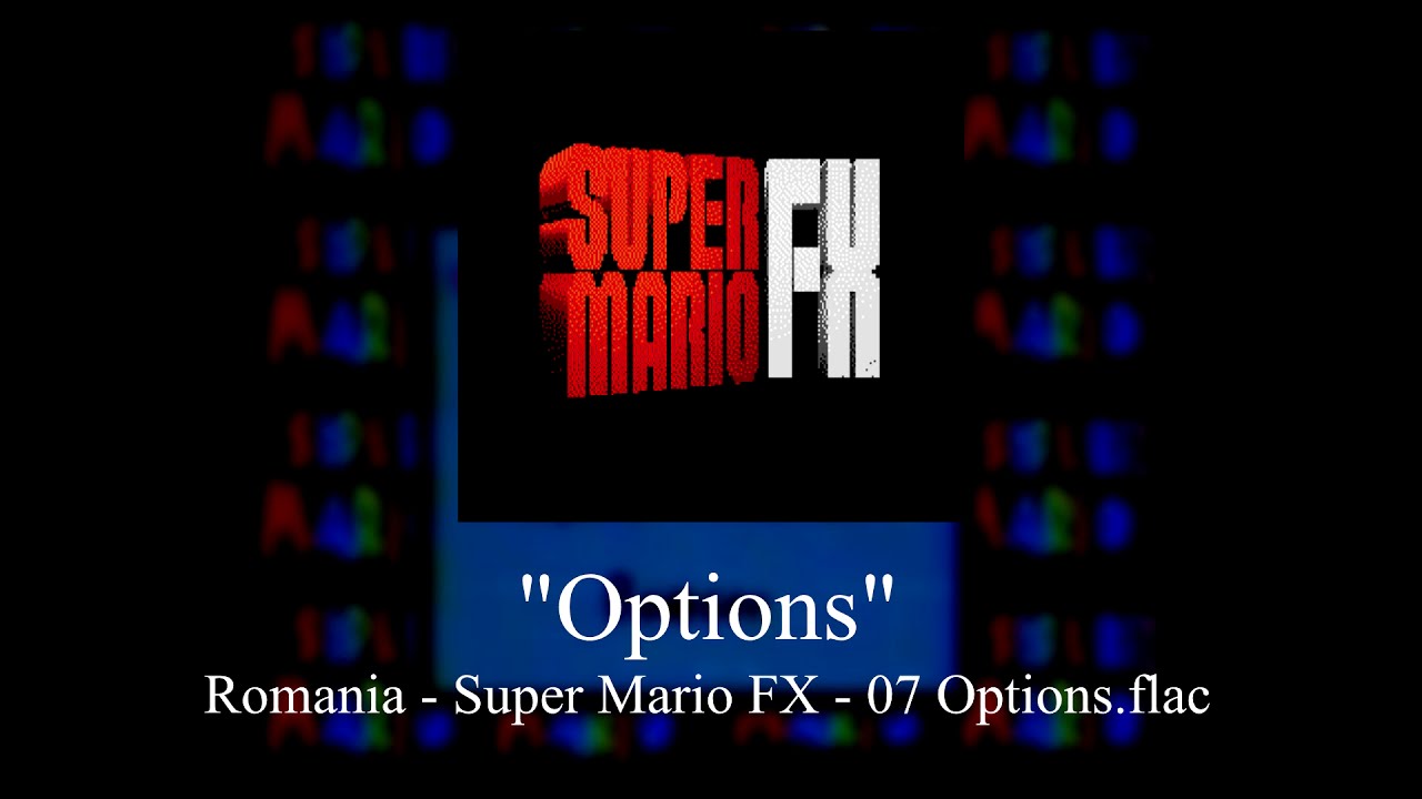 Options - Super Mario FX Music - YouTube
