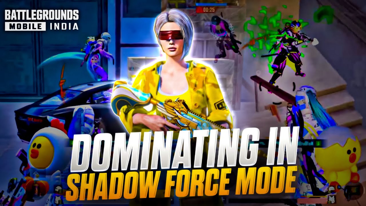 DOMINATING IN SHADOW FORCE MODE🔥 iPhone 15 SMOOTH + 60FPS PUBG / BGMI ...