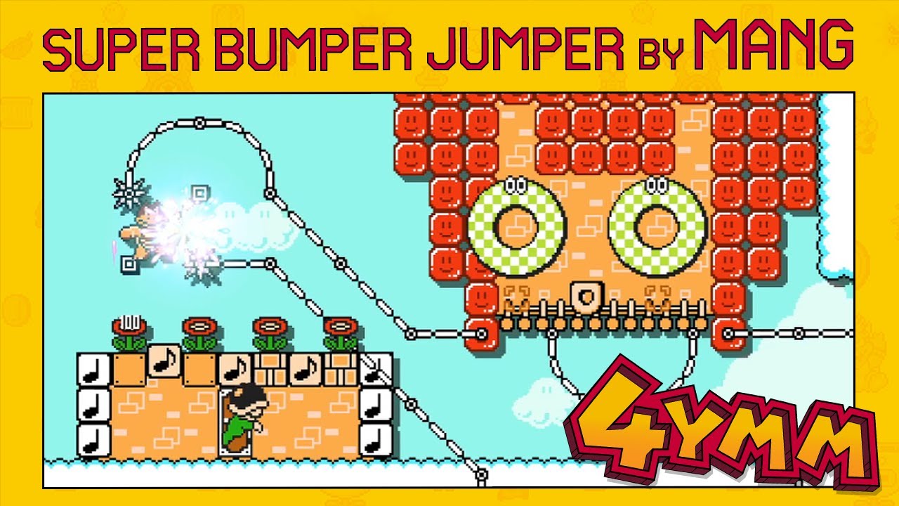 [4YMM] Super Bumper Jumper by Mang - SUPER MARIO MAKER 2 - YouTube